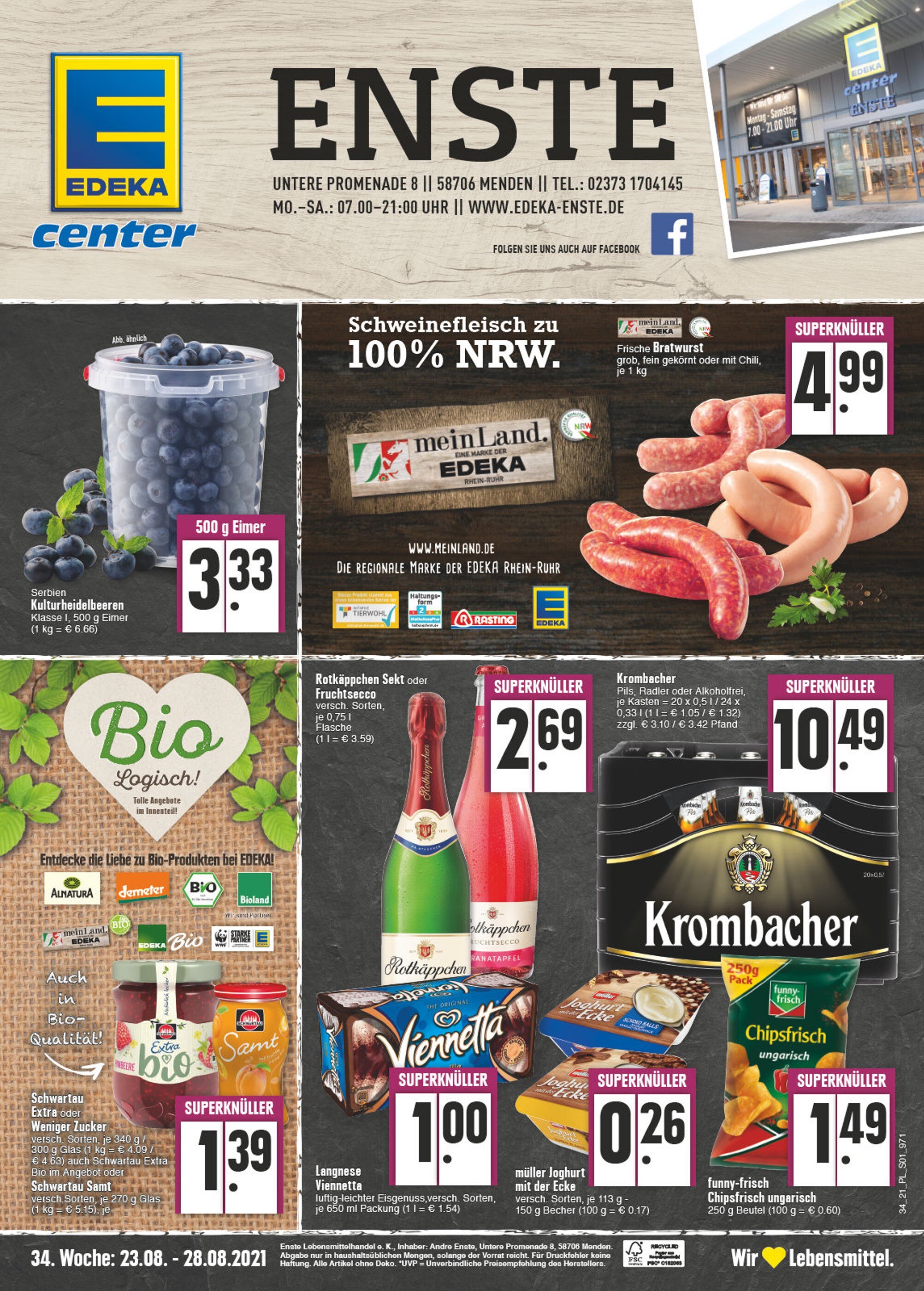 EDEKA Ense - aktuelle Angebote im Prospekt der Woche