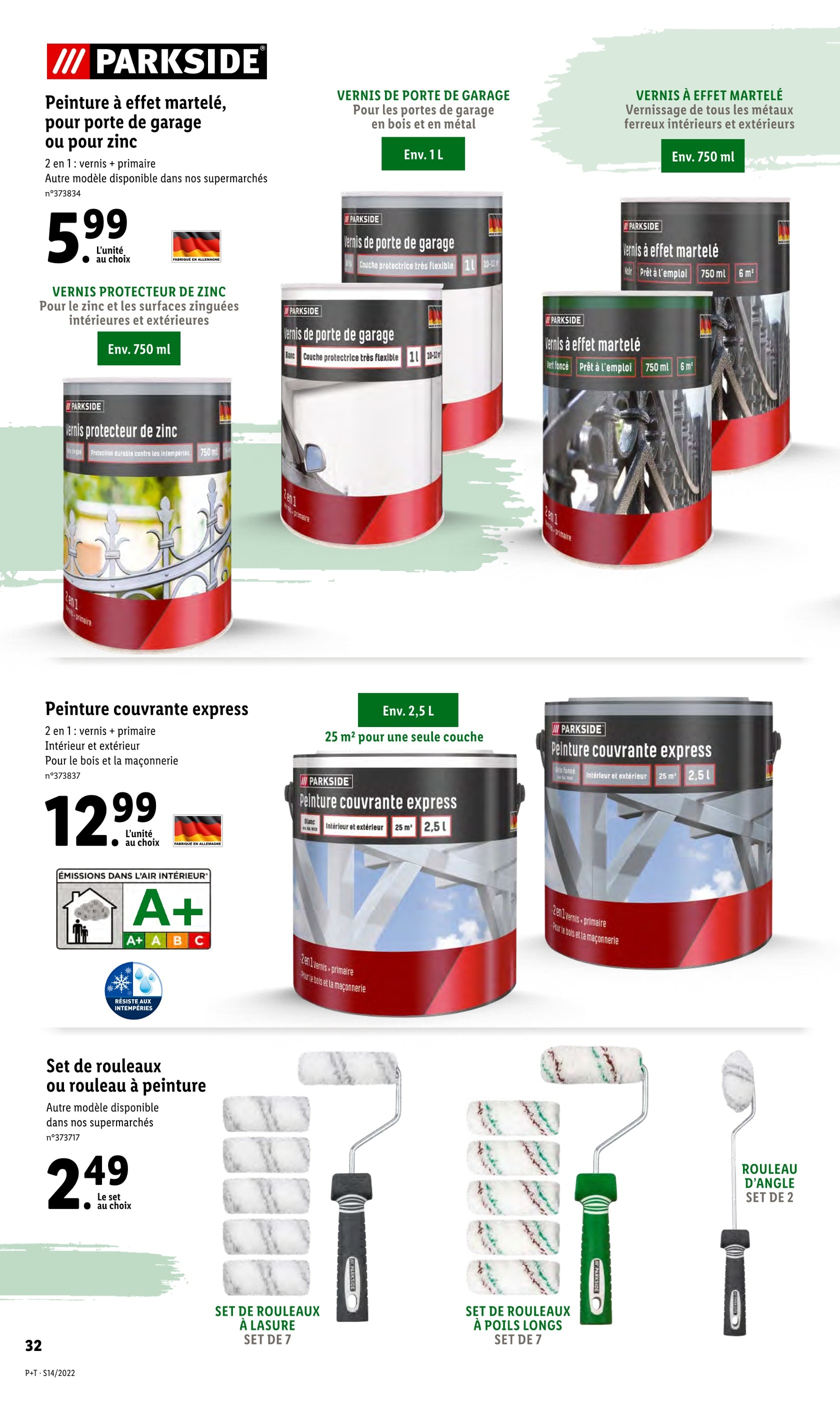 Peinture Lidl » Promos dans le catalogue de la semaine
