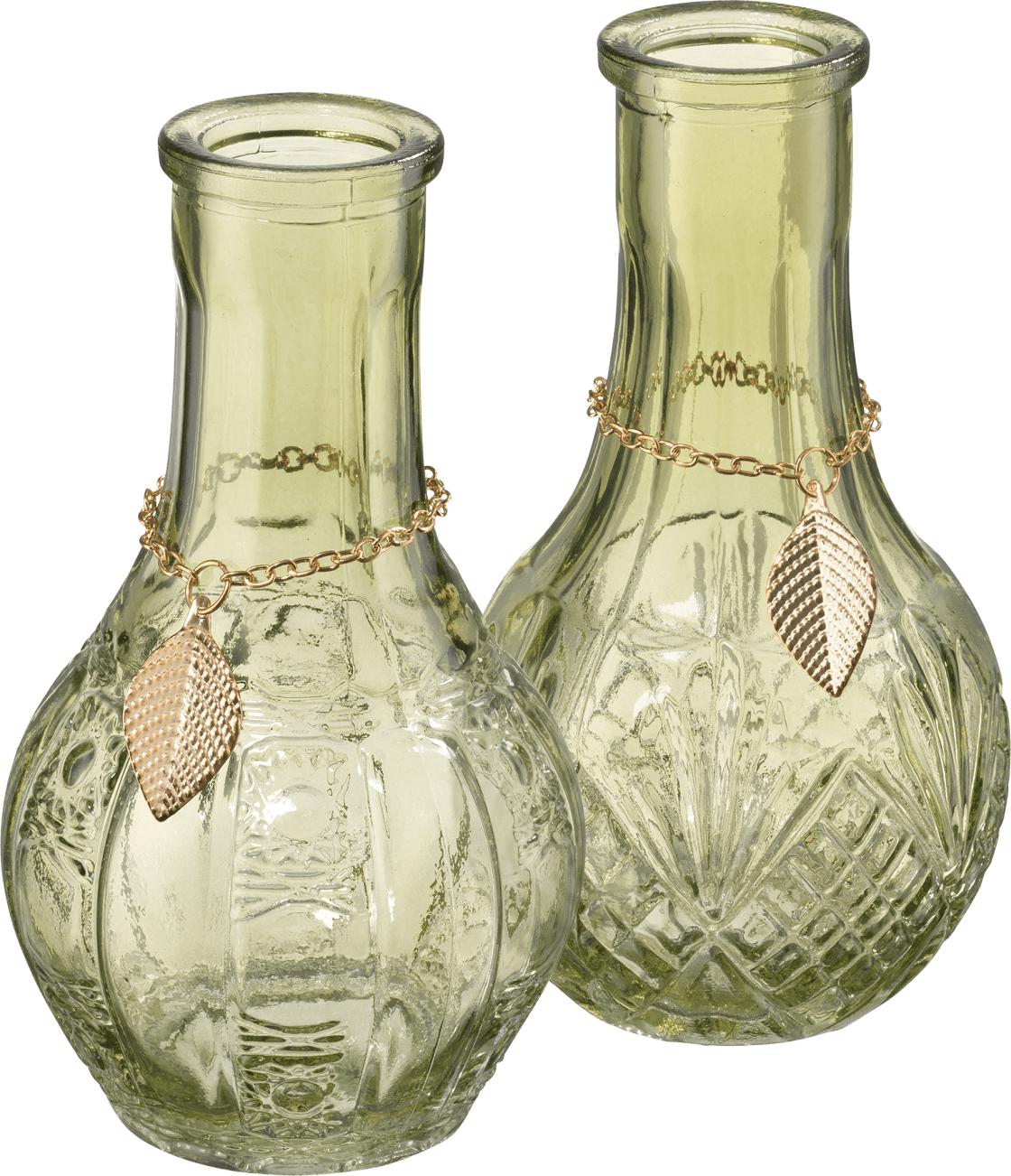 Elegantes Tedi Vase Glas Ebenbild