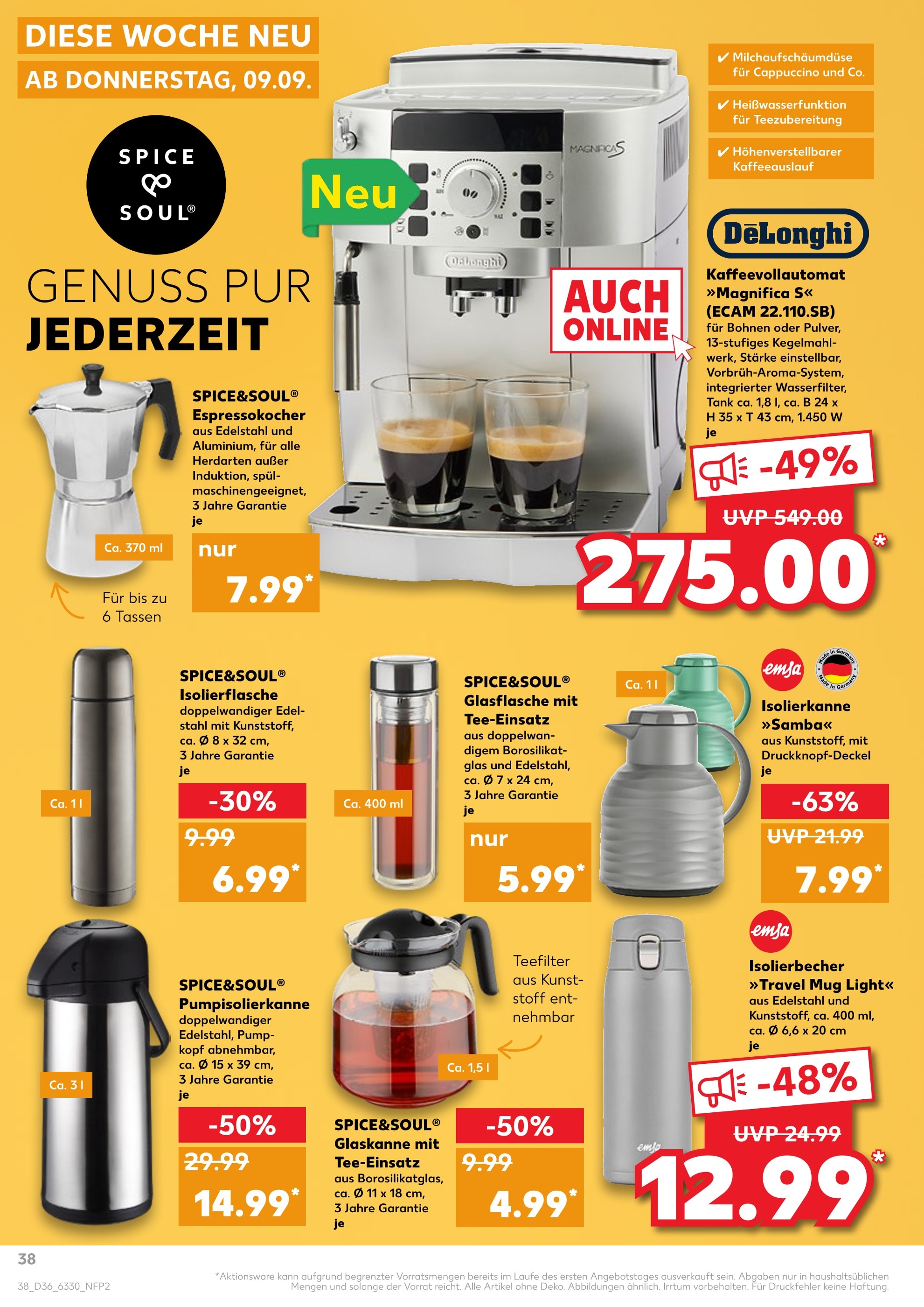 EDEKA DeLonghi Kaffeemaschine Angebot ᐅ Finde den Preis im aktuellen ...