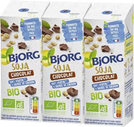 BJORG Lait d'Amande Intense Bio - 100% végétal - Pauvre 3229820129112