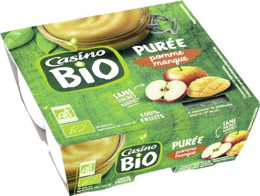Pommette bio PURÉE POMME POIRE Pommette bio 3250392605483