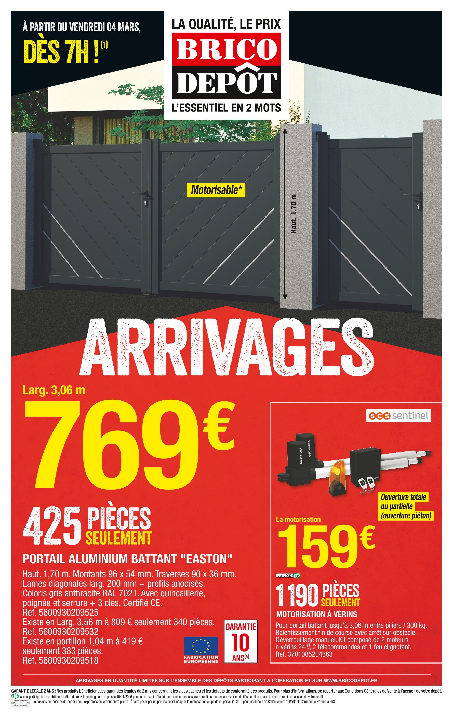 Bute De Portail Brico Dpt